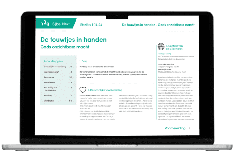 De touwtjes in handen - Gods onzichtbare macht - Bijbel NEXT